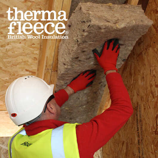 Thermafleece CosyWool Sheepwool Loft Insulation Slab 140mm x 570mm (3 ...